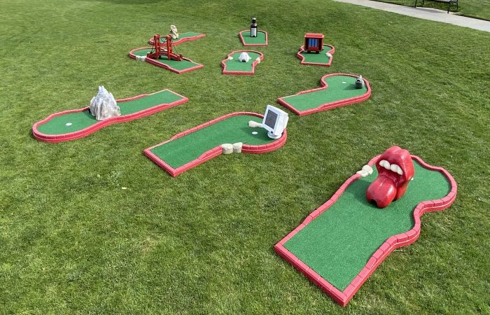 Portable Miniature Golf Rental | Adult Golf Game Event Rentals