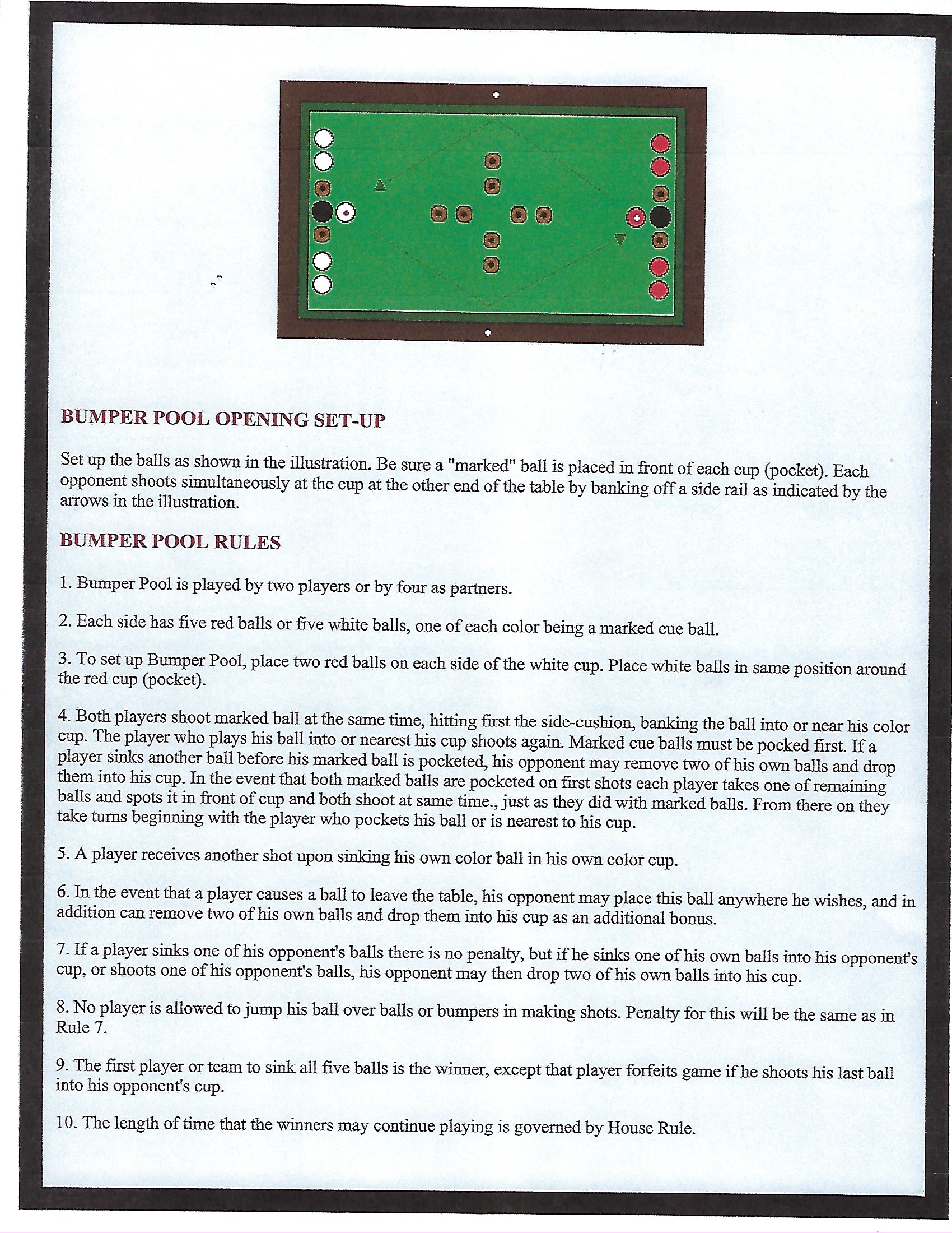 Bumper Pool Table Rental LED Glow Games Over 21 Party Rentals